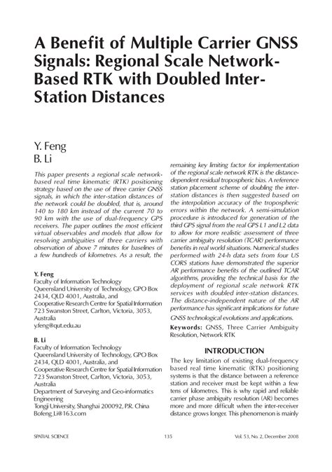 Pdf A Benefit Of Multiple Carrier Gnss Signals Regional Scale