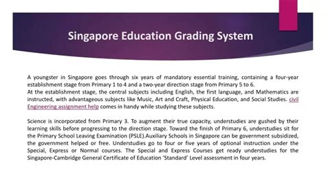 Ppt Singapore Education Grading System Powerpoint Presentation Free Download Id 11521310