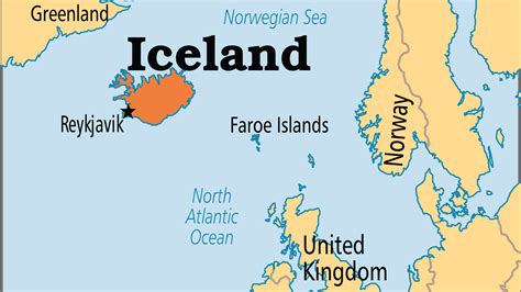 Location Of Iceland On World Map