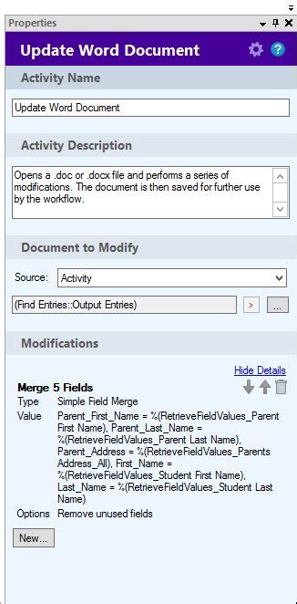 How To Configure New Update Word Document Feature In Workflow