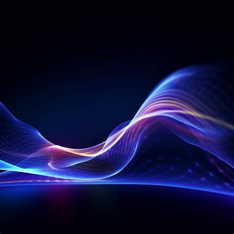 Premium Ai Image Quantum Vortex Cosmic Swirls And Dynamic Waveforms In Technological Abstraction