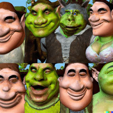 I Tried Recreating Dall E Mini In Dall E Using Shrek As A Prompt Rweirddalle