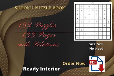 Sudoku Puzzles Solutions For Adult Graphic By Lafuma Colour Dew Creative Fabrica