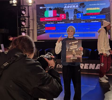 Bgirl Nicka Nugalėjo Varžybose Šveicarijoje Sportas24