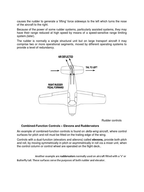 Combined Function Controls Elevons And Ruddervators Pdf