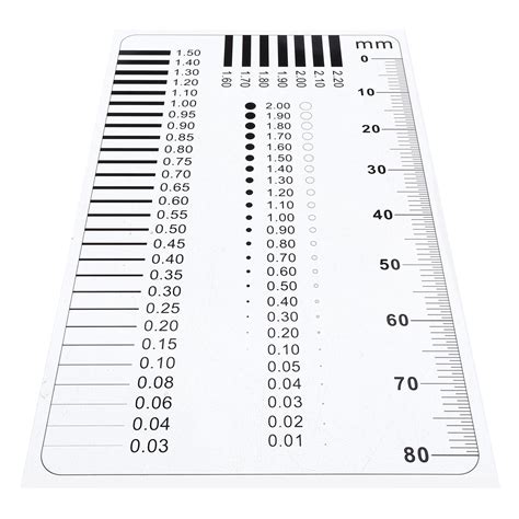 Raindrops High Precision Ruler For Crack Width Measurement Scratch And Spot Detection Tool