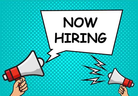 Now Hiring Vector Art Icons And Graphics For Free Download