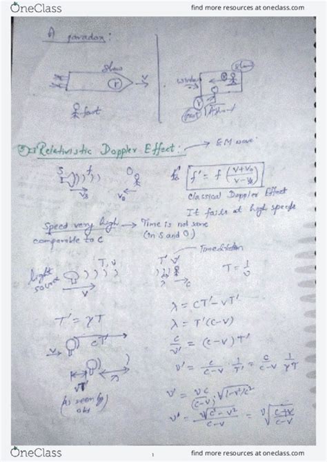 Class Notes For PHYSICE At National Institute Of Technology NIT Rourkela