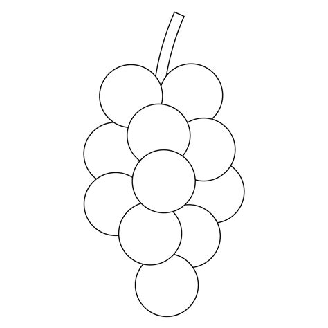 37 Fruit Outlines Fruit Shapes Line Art Apples Lemons