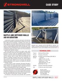 BAFFLE AND DIFFUSER WALLS AID IN AERATION