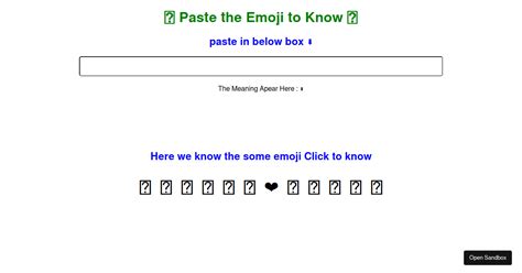 Fingtheemoji Forked Codesandbox