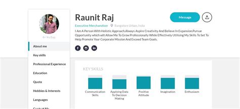 Raunit Raj Online Resume Craftmycv
