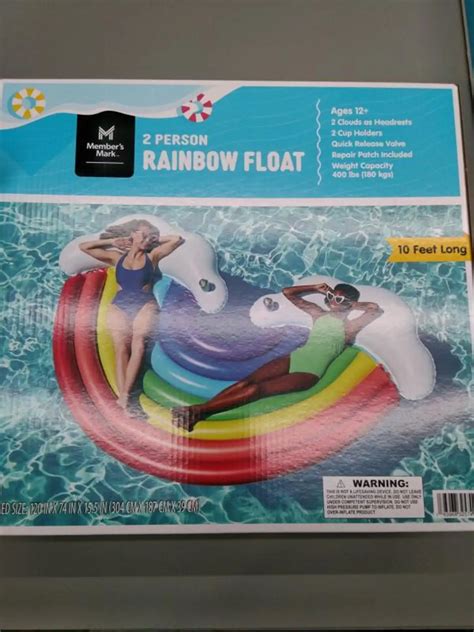 Bundle Of 2 Members Mark 2 Person Rainbow Float Allsurplus Dallas