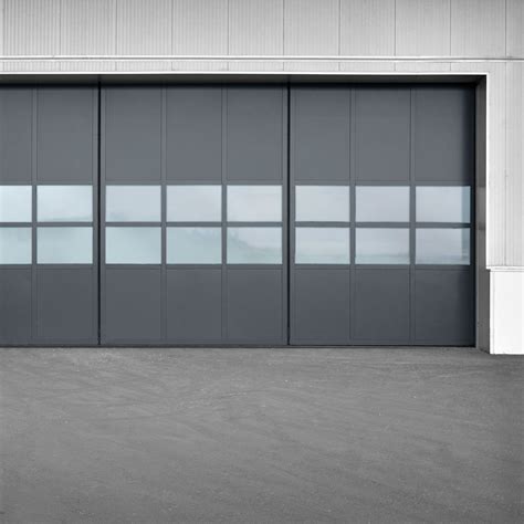 Porta Industrial De Correr Robust Schneider Torsysteme Em Alumínio Anodizado De