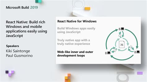 React Native Build Rich Windows And Mobile Applications Easily Using