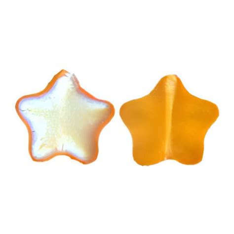 Czech Stars 12mm Matte Med Topaz Ab 25pcs — Beadaholique