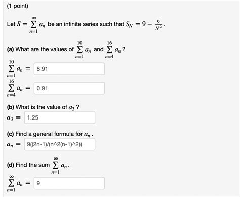 Solved Determine The Limit Of The Sequence Or Show That The