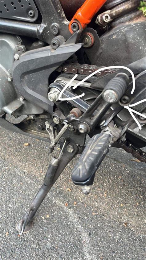 Gear Pedal Flipped 90 Degrees Rmotorcycles