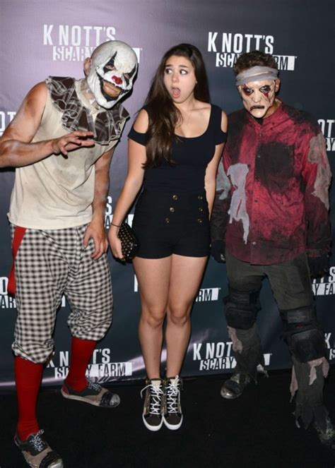 Kira Kosarin At Knotts Scary Farm Openingh Night In Buena Park Hawtcelebs