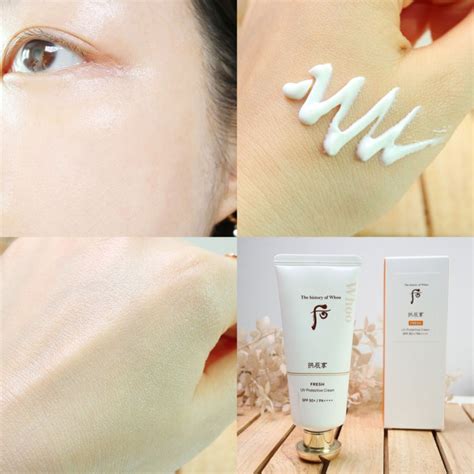 더히스토리오브후 민감피부도 편안하게 피부진정자차 공진향 진해윤 프레쉬 선 Spf 50 Pa 네이버 블로그