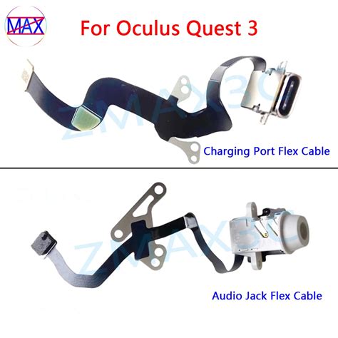 Original Charging Port Flex Cable For Oculus Quest 3 Vr Headset Audio Jack Flex Cable