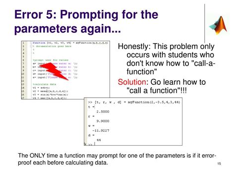 Ppt Programmer Defined Functions Common Errors Powerpoint