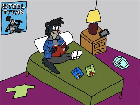 Liam Reading Comics Digital By Agentzero1982 On Deviantart