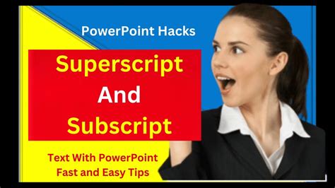 2 quick methods to superscript and subscript in powerpoint superscript