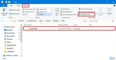 Hide Files Folders And Drives In Windows 10