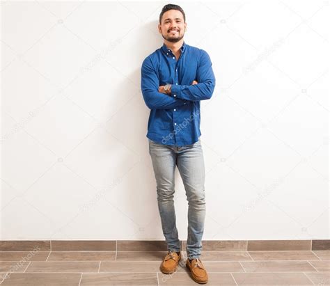 Smiling Man Standing Up