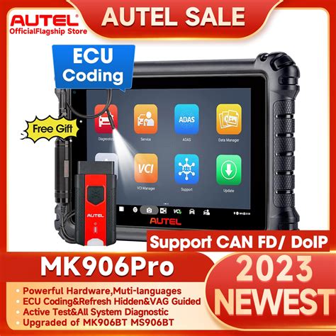 Autel Maxicom Mk906pro Car Diagnostic Tool Obd2 Bi Directional Scanner