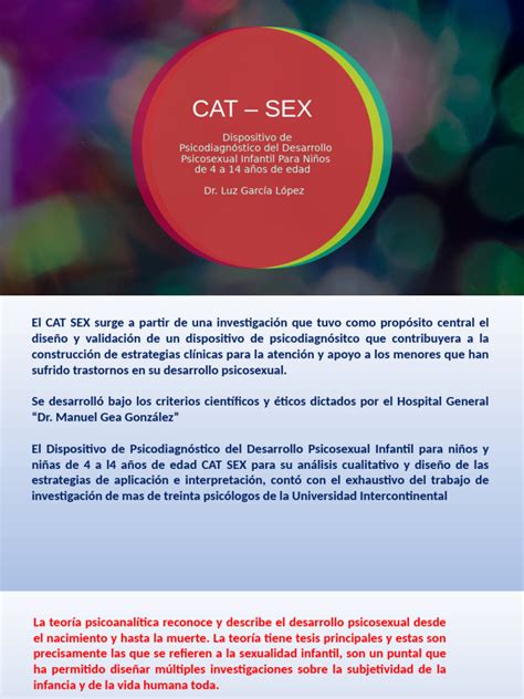 Cat Sex Presentacion Pdf Sicología Salud Mental