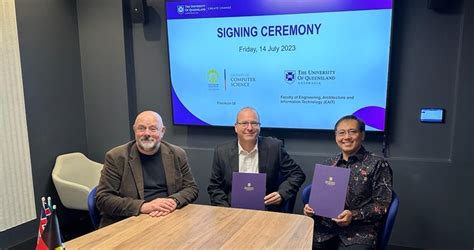 Fasilkom Ui Dan University Of Queensland Jalin Kerjasama Rekognisi Pembelajaran Lampau Program