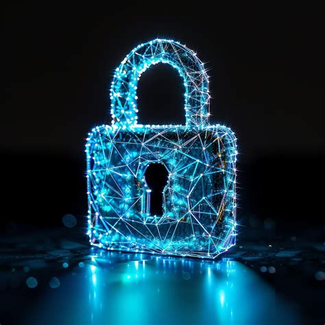 Premium Photo Cyber Security Padlock Technology Background For Data Protection Information