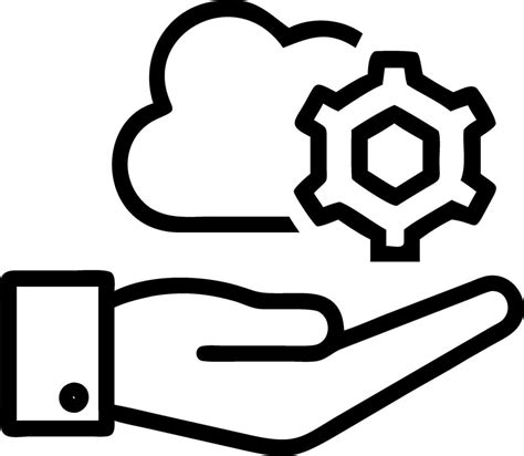 Hand Holding Holographic Customization Icon Illustrating Erp Software