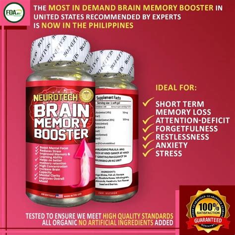 Neurotech Brain Memory Booster Imported From U S Lazada Ph