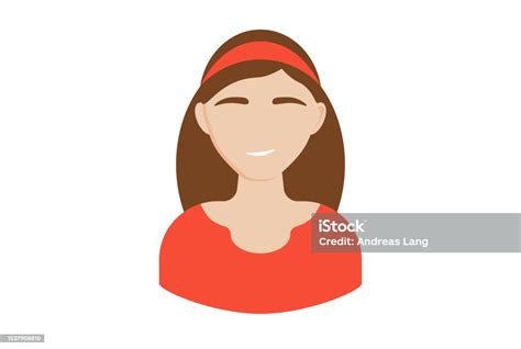 후프 아바타 아이콘 캐릭터 웹 기호 사람 앱 기호를 가진 소녀 경영자에 대한 스톡 벡터 아트 및 기타 이미지 경영자 교사