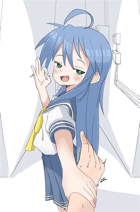 Izumi Konata Lucky Star Drawn By Zlix N Danbooru