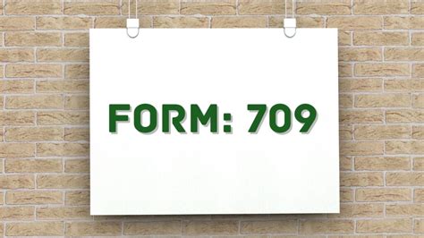 Form 709 Briefing About Ts And Generation