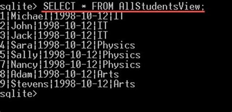 Sqlite Trigger Views And Index With Example