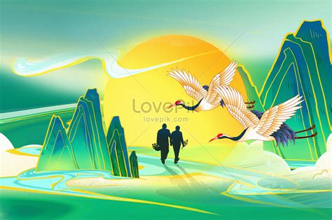 바람 더블 나인 축제 배경 배경 사진 및 창의적인 일러스트 무료 다운로드 Lovepik