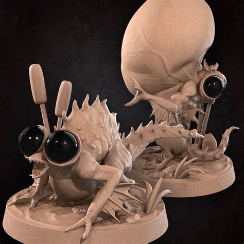 Basilisk Bite The Bullet 35mm Scale Resin Printed Tabletop Rpg