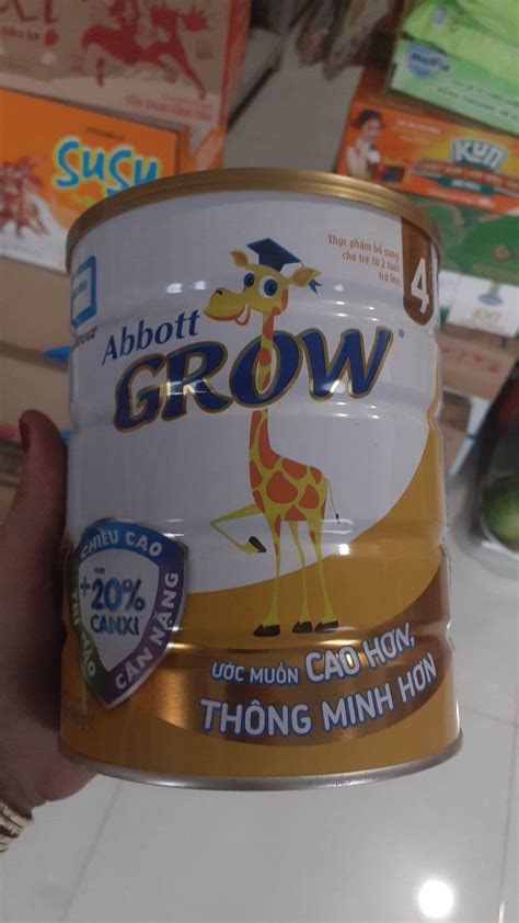 Sữa Abbot Grow 4 900g Danh Cho Trẻ Từ 2 Tuổi Trở Lên Giúp Trẻ Phá Triển