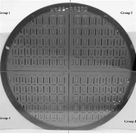 Fabricated Silicon Diaphragm Thickness Measured At The Backside Of