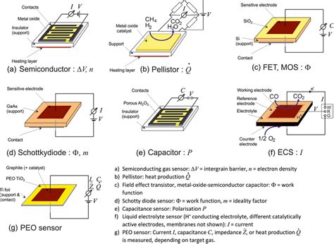 Schematic And Comparative Representation Of Various Sensor