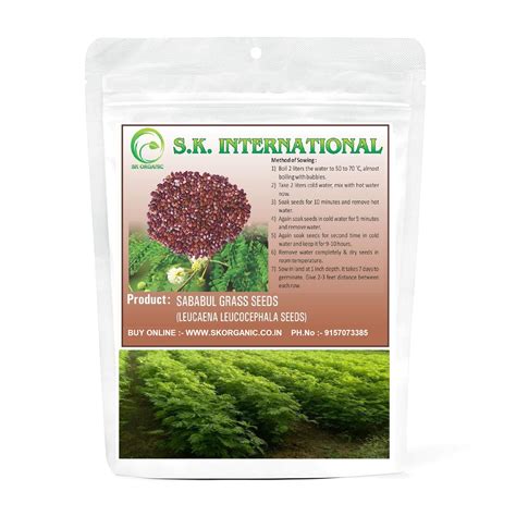 Sk Organic Sababul Grass Seeds For Cattle Fodder Like Goat Sheep