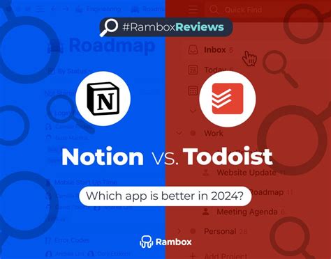 Notion Vs Todoist Best Productivity App For 2025 Rambox