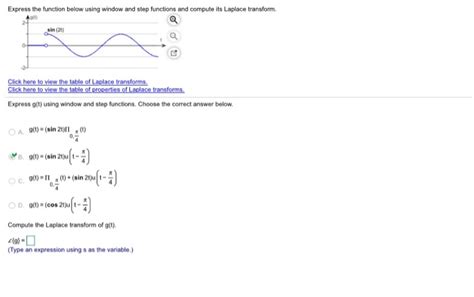 Solved Express The Function Below Using Window And Step