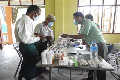 သာစည်မြို့နယ်၊ ဘုရားငါးဆူကျေးရွာ အတွင်းရှိ သံဃာတော်များနှင့် ဒေသခံပြည်သူ များအား ကျန်းမာရေး