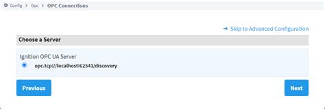 Opc Ua Client Connection Settings Ignition User Manual